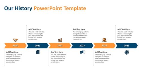 Our History Powerpoint Template Ppt Templates