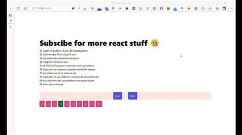 Simplest React Pagination With Api Call From Scratch Abhishek Kumar