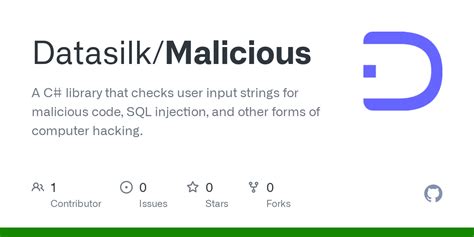 Github Datasilkmalicious A C Library That Checks User Input Strings For Malicious Code Sql