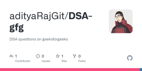 GitHub AdityaRajGit DSA Gfg DSA Questions On Geeksforgeeks