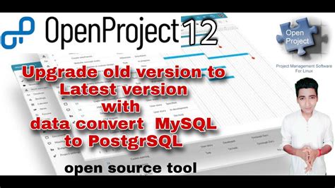 Openproject Upgrade To Latest With Mysql To Postgresql Database Part 2 Youtube
