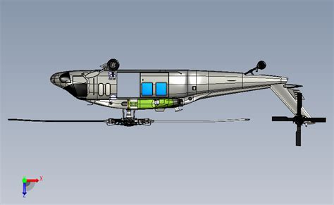 黑鹰 Hu60飞机模型 Iges 模型图纸下载 懒石网