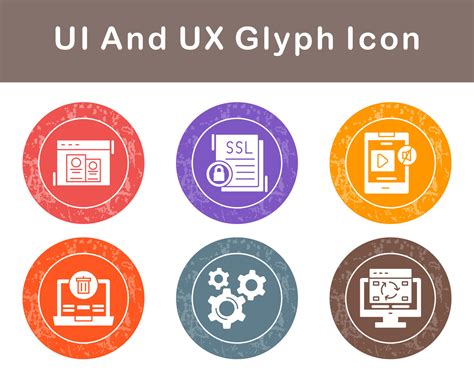 Ui And Ux Vector Icon Set 20705044 Vector Art At Vecteezy