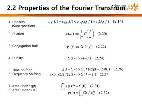 Ppt Chapter 2 Fourier Representation Of Signals And Systems