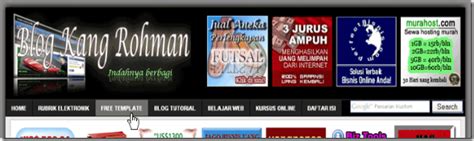 Tutorial Membuat Horizontal Navigasi