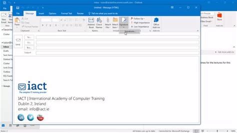 learn microsoft outlook skills online from elearnoffice