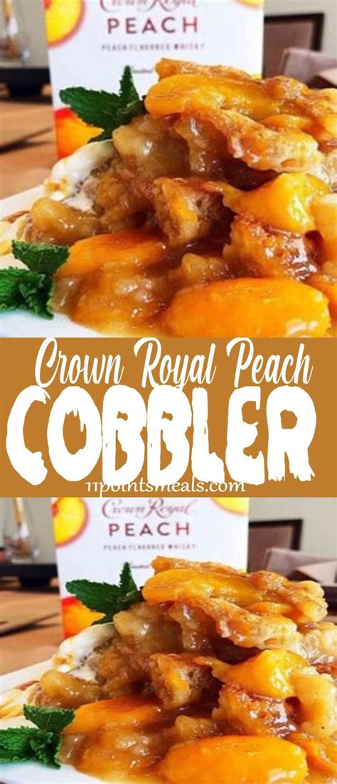 Crown Royal Peach Cobbler Recipe Banana