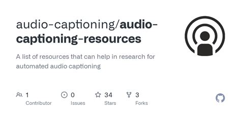 Github Audio Captioningaudio Captioning Resources A List Of