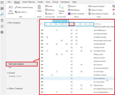 Outlook Vba Code Not Picking Up All Contact Records With Multiple Email