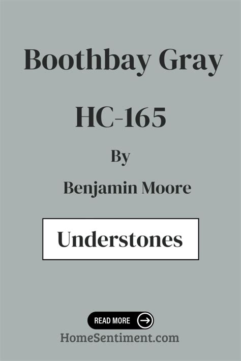 Boothbay Gray Hc 165 By Benjamin Moore Homesentiment