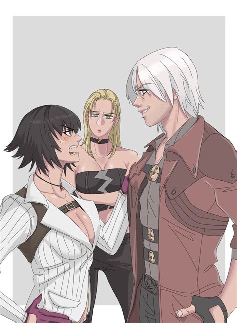 Anime Devil May Cry Trish And Lady
