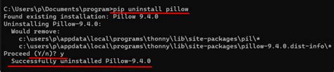 How To Uninstall A Package In Python Using Pip Its Linux Foss