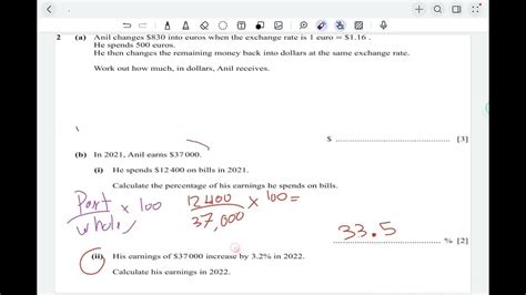 Igcse Maths Percentage Youtube