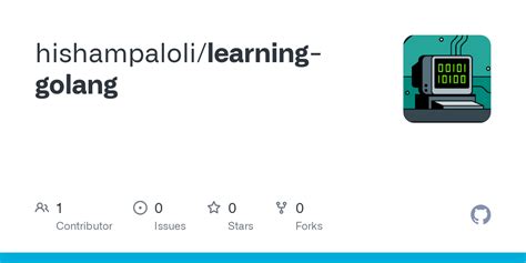 GitHub Hishampaloli Learning Golang