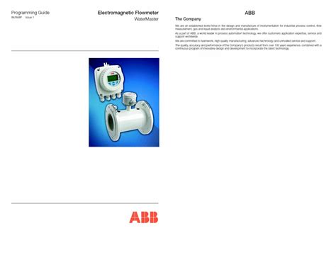 Abb Electromagnetic Flow Meter At ₹ 55000 Piece Kondhwa Pune Id 2854506918130