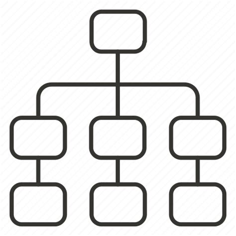 Business Hierarchy Network Organization Structure Icon
