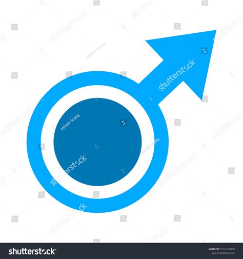 Male Sex Icon Gender Male Symbol Stock Vector Royalty Free Shutterstock