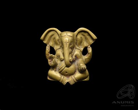 Бронзовая фигурка «Ганеша» Размер 9×8 см. 473,3 г. Бог мудрости и ...