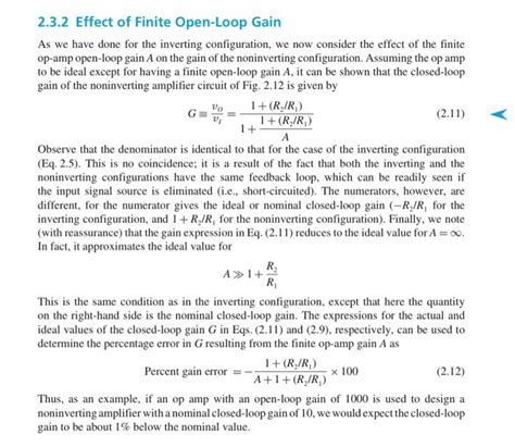 Solved If Opa Has 0finite Open Loop Gain A Derive Each Of