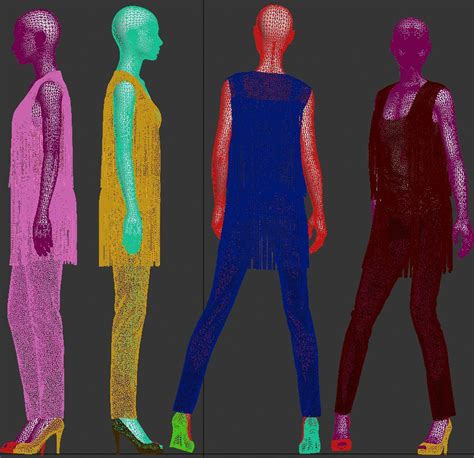 상점 창 여자 마네킹 080 3d 모델 90 Obj Fbx Max Free3d