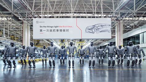 China World First Multi Humanoid Robot Coordination In Factories