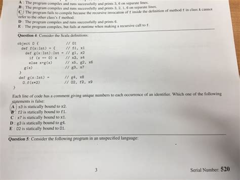 Solved I And 3 C 2 And3 D None Are True Question 3