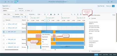 Production Scheduling Board With Ppds For Sap S4 Sap Community