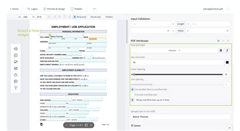 How Can I Change Fonts For Online Forms And Generated PDF
