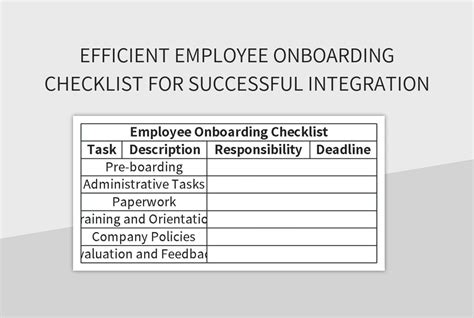 Free Onboarding Checklist Templates For Google Sheets And Microsoft Excel Slidesdocs