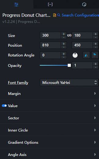 The Progress Donut Chartexploded Widget Datav Alibaba Cloud