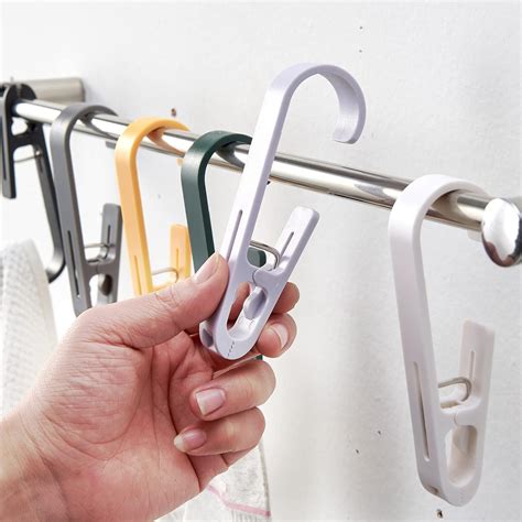 Large Clothes Pins Towel Clips 8 Pcs Multipurpose Clothes Pins Hook