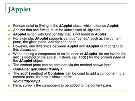 Ppt Java Swing Powerpoint Presentation Free Download Id6883759