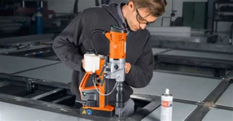 Variable Speed Magnetic Drill Guide Feature Application