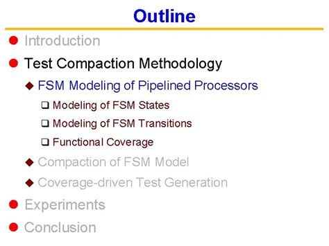 Specificationbased Compaction Of Directed Tests For Functional Validation