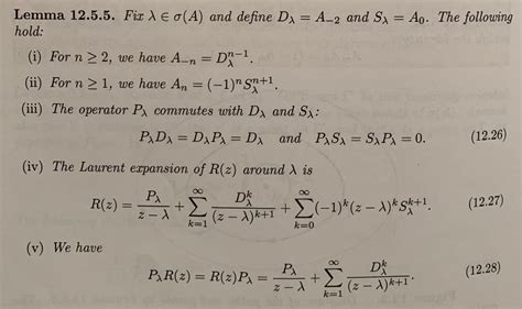 Spectral Decomposition Proof Prove Parts I Iii