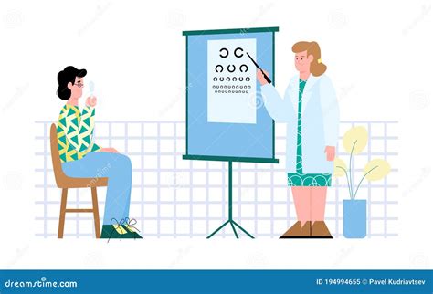 Ophthalmologist Or Optometrist Examining Eyes Of Female Patient