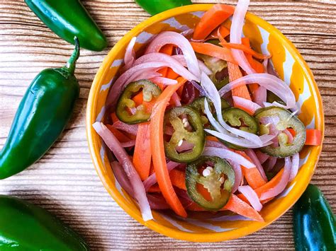 Spicy Mexican Pickled Vegetables At Fay Geiger Blog