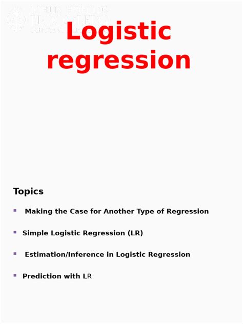 18logistic regression yilma pdf logistic regression linear regression