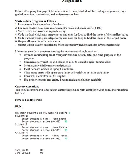 Solved Assignment 6 Before Attempting This Project Be Sure