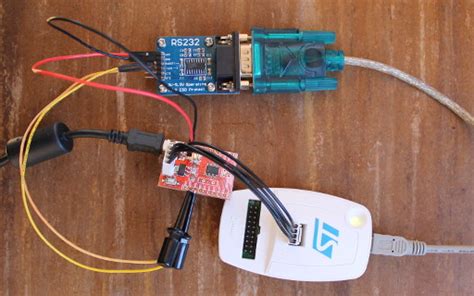stm8 minimum system development board serial tutorial