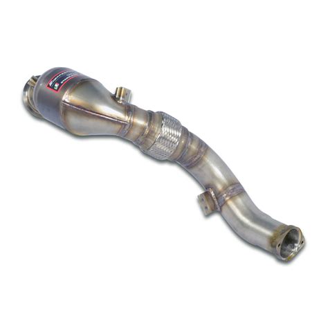 Turbo Downpipe Kit Metallic Catalytic Right Replaces Primary And