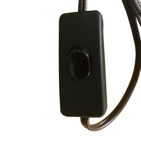 Royal Designs 8 Foot Long Brown Inline Toggle Switch Replacement Lamp