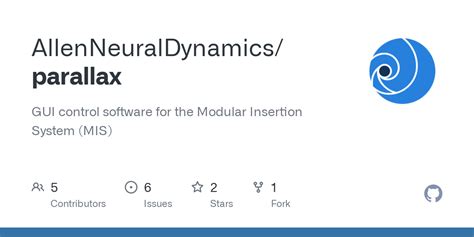 Github Allenneuraldynamicsparallax Gui Control Software For The