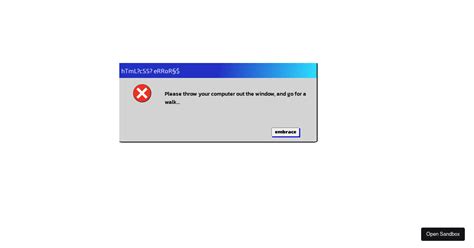 html codesandbox