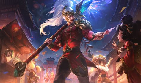 Lol Account With Firecracker Xin Zhao Skin Turbosmurfs
