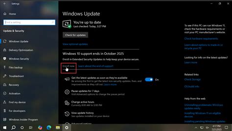 How To Enroll Windows 10 In Extended Security Updates Article Microsoft Qanda