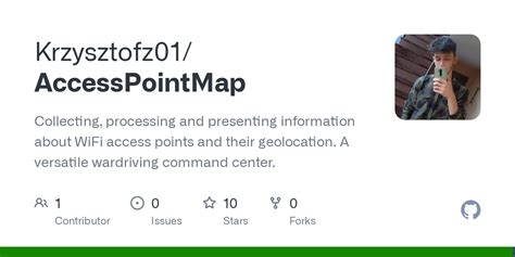 Github Krzysztofz01accesspointmap Collecting Processing And Presenting Information About