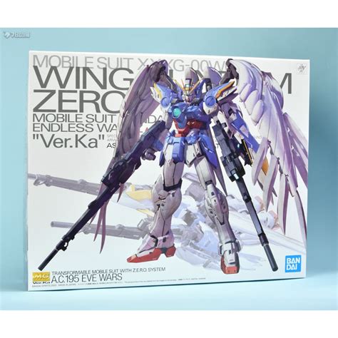 Bandai Modle Kit Wing Zero Ew Ver Ka Mg 213 Gundam Anime Model Toy For