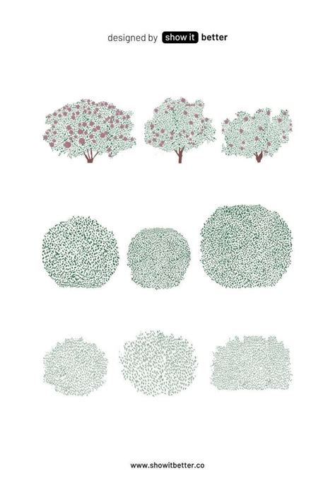 Shrubs Bushes And Grass Shrubs Architecture Collage Architecture Illustration