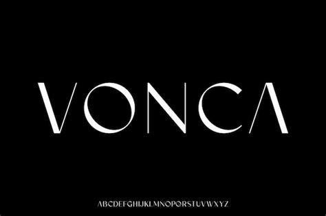 Premium Vector Elegant Minimalist Alphabet Display Font Vector Luxury And Feminine Typeface